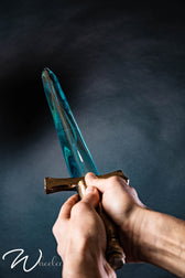 Customizable Crystal Sword Sculpture