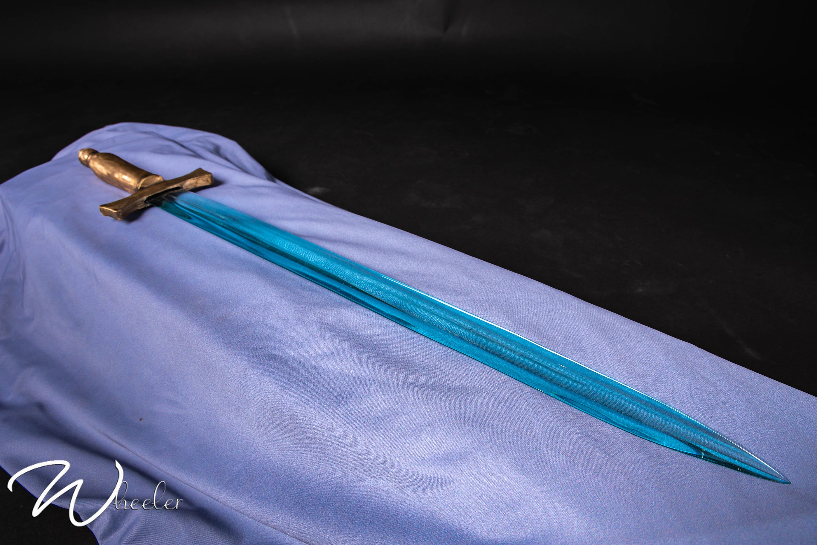 Customizable Crystal Sword Sculpture